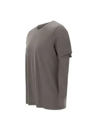 Herno Short-sleeved Crewneck Knitted T-shirt - Black