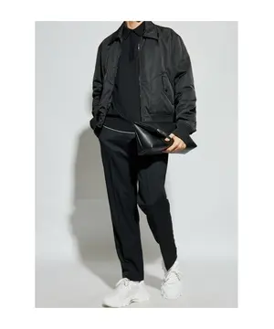 Balmain Logo Embroidered Polo Shirt