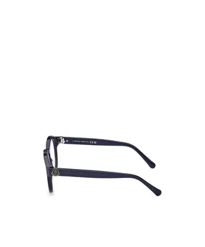 Moncler Round Frame Eyeglasses - Black