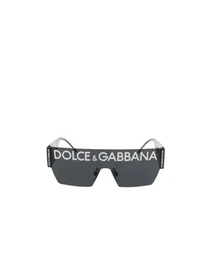 Dolce & Gabbana Logo Sunglasses - Black