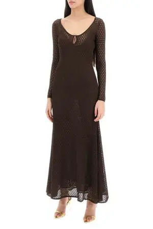 TOM FORD Crochet Knit Maxi Dress