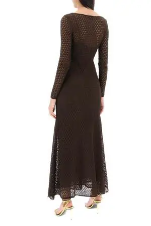 TOM FORD Crochet Knit Maxi Dress