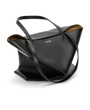 Loewe Puzzle Fold Tote Bag - Black