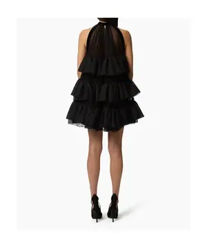 Nina Ricci Halterneck Tiered Mini Dress