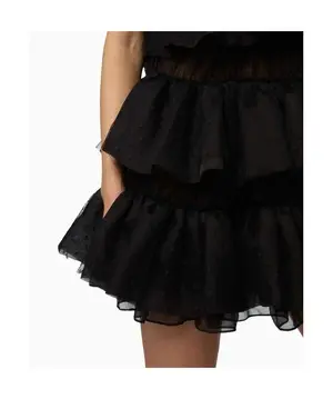 Nina Ricci Halterneck Tiered Mini Dress
