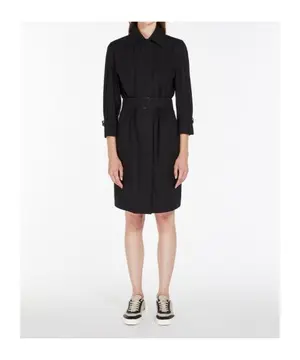 Max Mara Belted Cotton Shirtdress