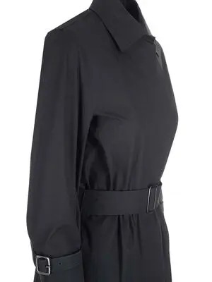 Max Mara Belted Cotton Shirtdress