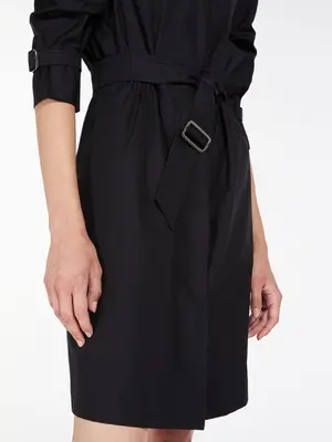 Max Mara Belted Cotton Shirtdress