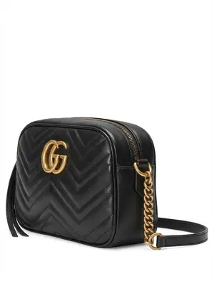 Gucci Gg Marmont Small Camera Bag - Black