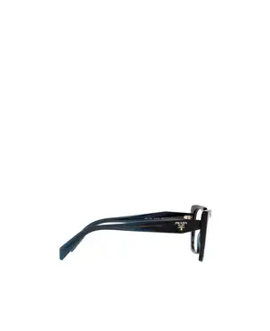 Prada Cat Eye Frame Eyeglasses - Black