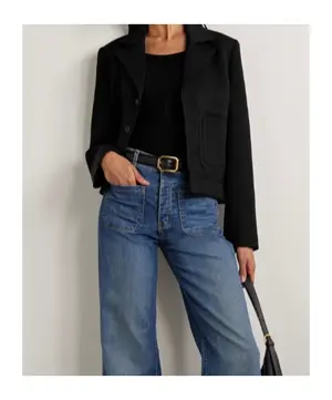 NILI LOTAN Georgy Wool-gabardine Jacket