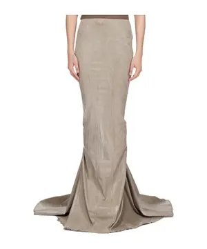 Rick Owens Al Pilar Denim Skirt