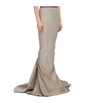 Rick Owens Al Pilar Denim Skirt
