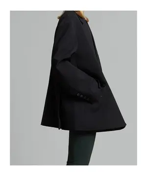 THE FRANKIE SHOP Oversized Single-breasted Blazer With Peak Lapels