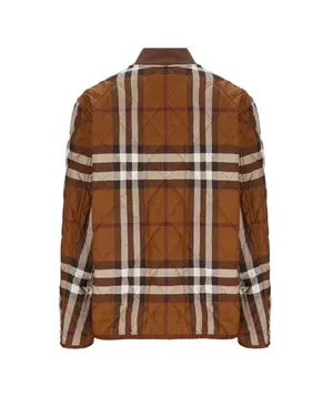 Burberry Checked Quilted Jacket