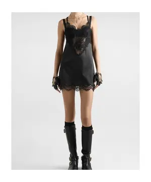 Dolce & Gabbana Lace-embroidered Satin Camisole