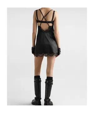 Dolce & Gabbana Lace-embroidered Satin Camisole