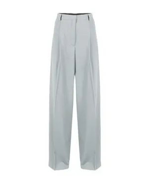 Dries Van Noten High-waist Pleat Detailed Pants - Gray