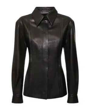 Alberta Ferretti Pointed Collar Tops