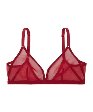 ERES Providence Tonique Wireless Triangle Bra - Red
