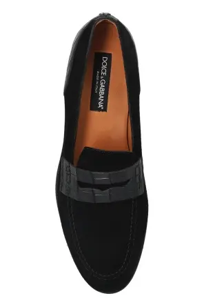 Dolce & Gabbana Round Toe Loafers