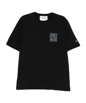 Iceberg Pattern-printed Crewneck T-shirt