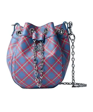 VIVIENNE WESTWOOD Small Chrissy Bucket Bag - Blue