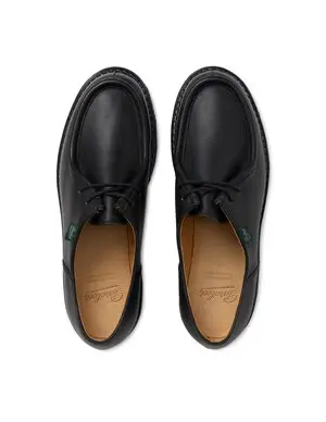 Paraboot Michael Round Toe Lace-up Shoes - Black