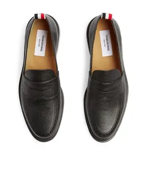 Thom Browne Penny Bar Loafers - Black