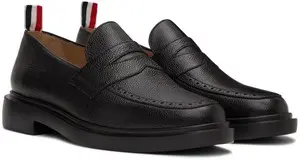 Thom Browne Penny Bar Loafers - Black