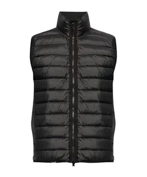 Stone Island Quilted Down Vest - Black