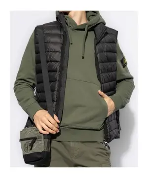 Stone Island Quilted Down Vest - Black