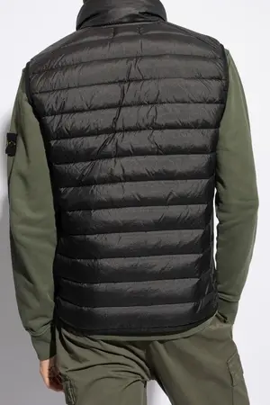 Stone Island Quilted Down Vest - Black