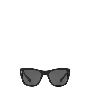 Dolce & Gabbana Logo Embellished Sunglasses - Black