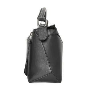 Loewe Small Puzzle Edge Bag - Black