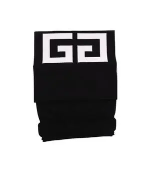 Givenchy Logo-detail Wool Scarf - Gray