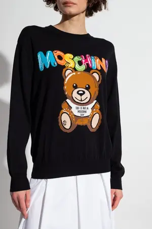 Moschino Bear Print Sweater