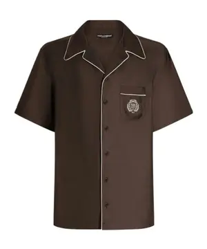 Dolce & Gabbana Collared Short-sleeve Shirt
