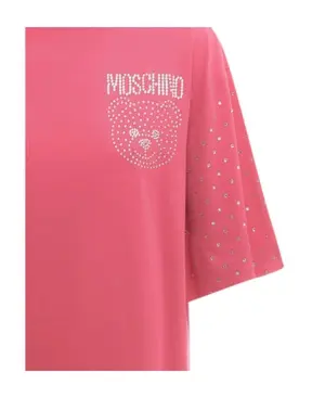 Moschino Embellished Teddy Logo T-shirt Dress