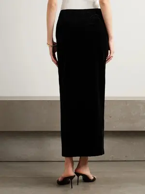 BLAZÉ MILANO Velvet Maxi Skirt