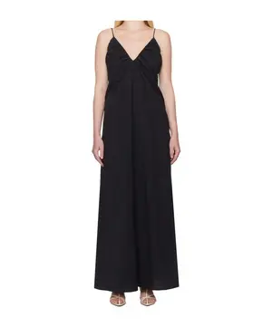 RÓHE Pleated Slip Dress
