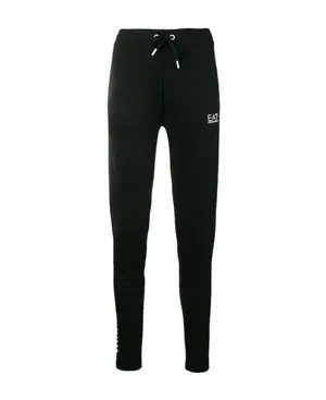 EA7 Logo Sweatpants - Black