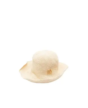 Ruslan Baginskiy Straw Detail Hat - Nude