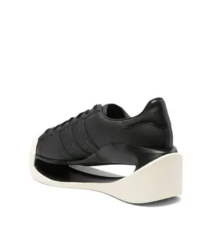 Y3 Gendo Superstar Leather Sneakers - Black