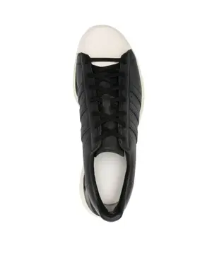 Y3 Gendo Superstar Leather Sneakers - Black