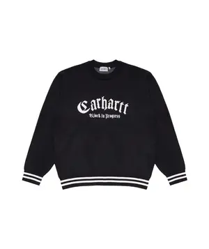 Carhartt Work In Progress Onyx Logo-intarsia Jumper