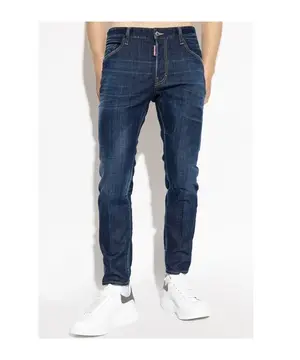Dsquared2 Distressed Skinny Jeans - Blue