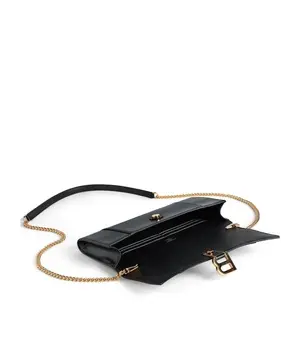 Balenciaga Hourglass Chain Pochette Clutch Bag