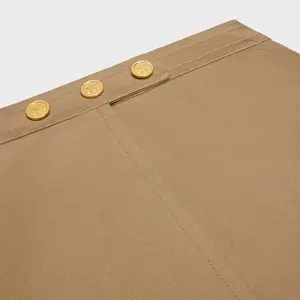 Celine Short Skirt In Cotton Gabardine