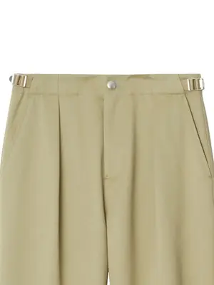 Burberry Straight-leg Buckle-waist Trousers